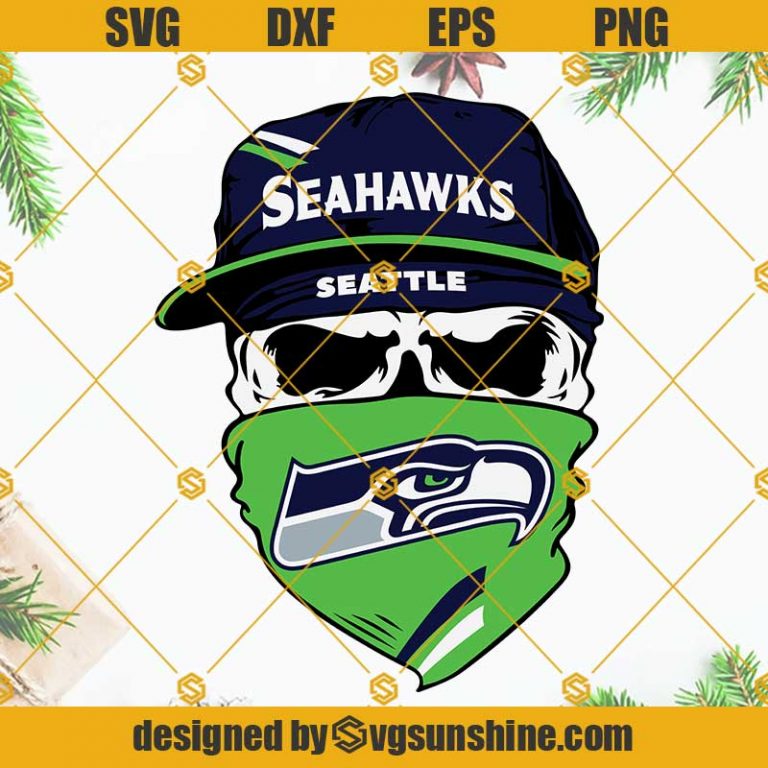 Seattle Seahawks Skull SVG, Seahawks SVG, Football SVG, Seattle ...