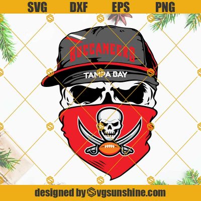 Tampa Bay Buccaneers Skull SVG, Buccaneers Football SVG, Tampa Bay ...