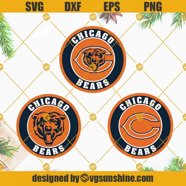 Chicago Bears SVG 3 Files, Bears SVG, Chicago Bears SVG For Cricut ...