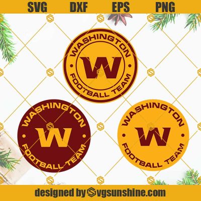 Washington Football Team 3 Files SVG, Football Team SVG, Washington ...