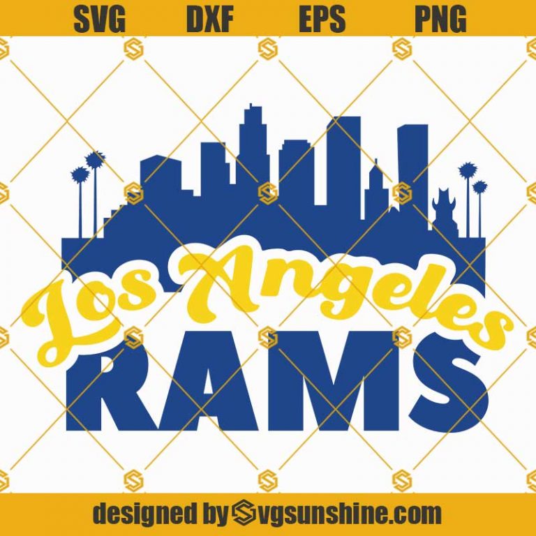 Rams SVG, Los Angeles Rams SVG PNG DXF EPS Cricut Silhouette, Los ...