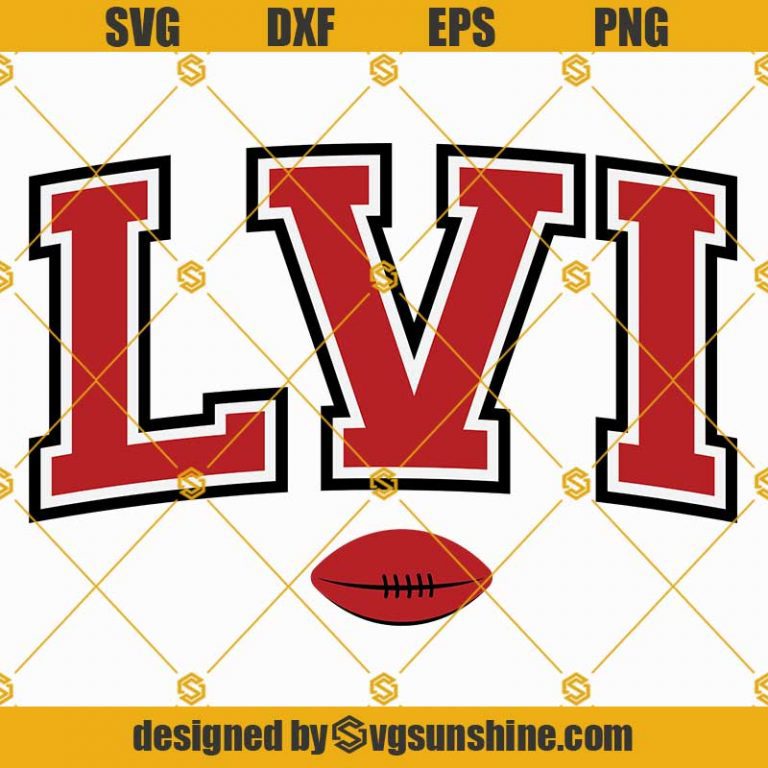 Super Bowl LVI Svg Png Eps Dxf Digital Download, Super Bowl 2022 Logo ...