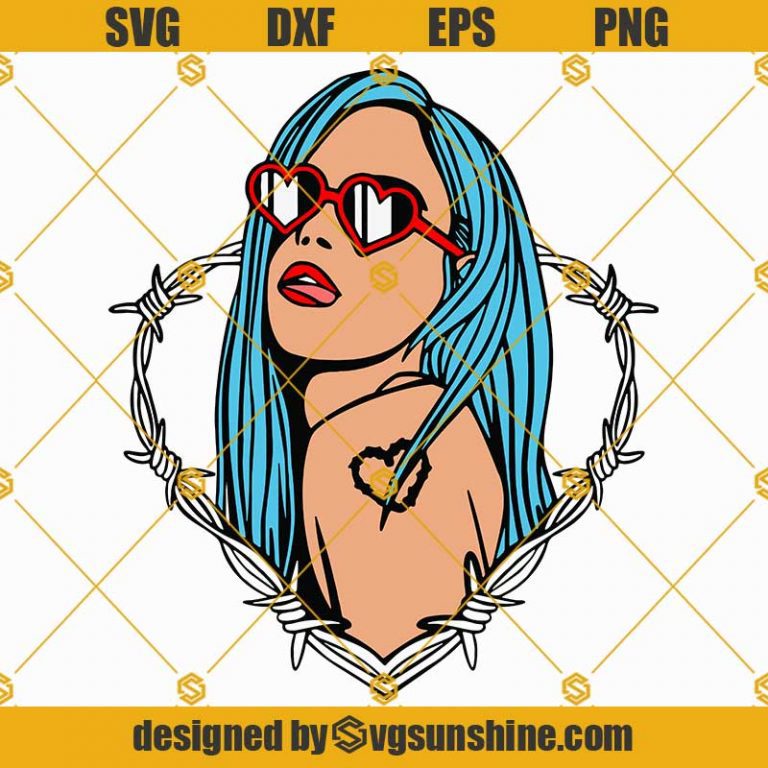 Karol G SVG Silhouette, Karol G SVG, Karol G PNG DXF EPS Cut Files ...