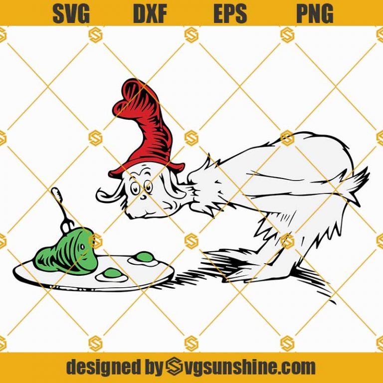 Green eggs and ham svg, I do not like green eggs and ham svg, dr seuss ...