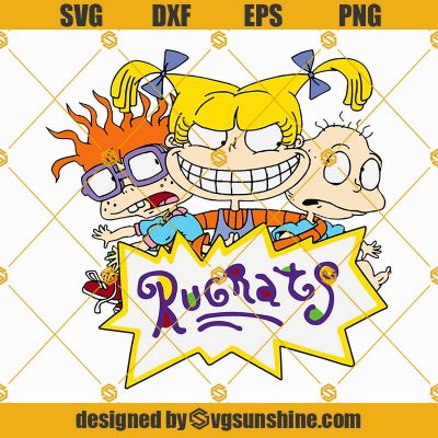 Rugrats SVG PNG DXF EPS Cut Files For Cricut Silhouette