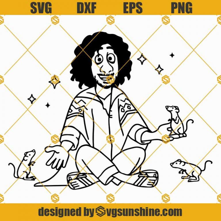 Disney Encanto Bruno SVG PNG DXF EPS Cut Files, Bruno Madrigal SVG