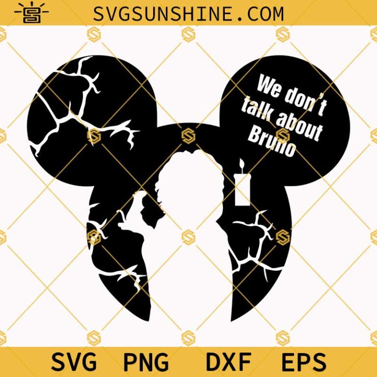 Disney Mickey Head Bruno Encanto SVG, Encanto SVG, We Don't Talk About ...
