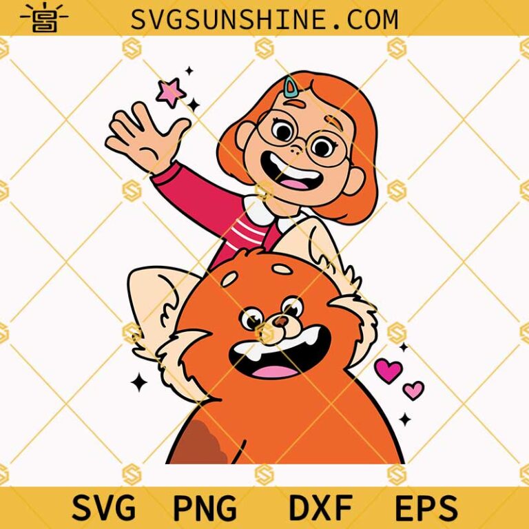 Turning Red Logo SVG PNG DXF EPS Bundle