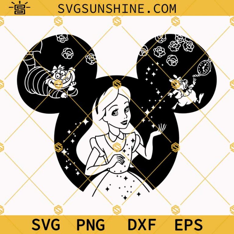 Cheshire Cat Smile SVG, We're All Mad Here SVG, Alice In Wonderland SVG