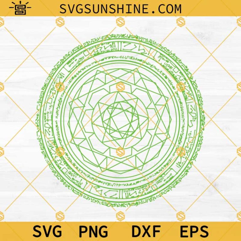 Doctor Strange Magic Circle SVG PNG DXF EPS Vector Clipart
