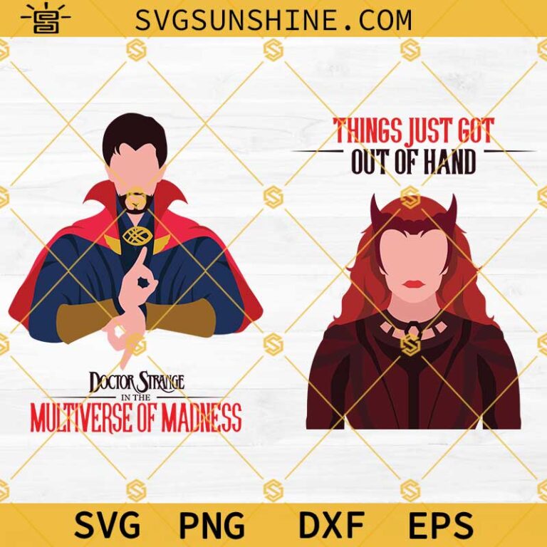 Doctor Strange Scarlet Witch SVG Bundle, Doctor Strange SVG, Scarlet ...