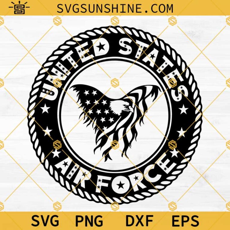 United States Air Force SVG, American Flag Eagle SVG, United States ...