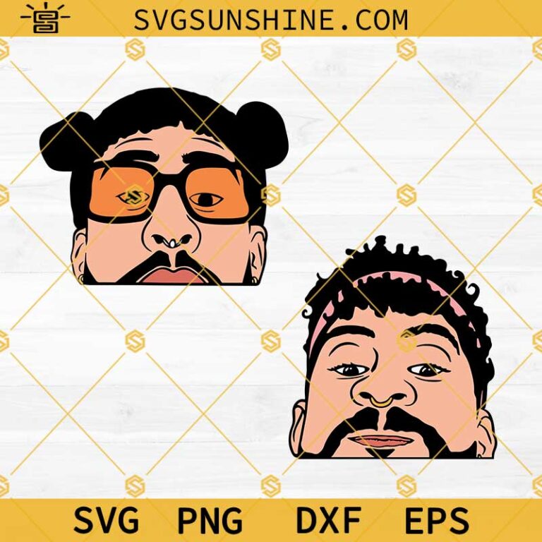 Bad Bunny Face Bundle SVG, Bad Bunny SVG, Bad Bunny Face SVG PNG DXF ...