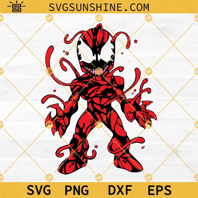 Venom SVG PNG DXF EPS Cut Files For Cricut Silhouette