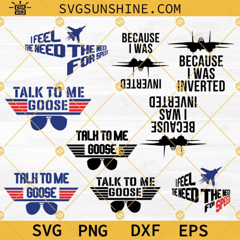 Top Gun SVG PNG DXF EPS Cricut