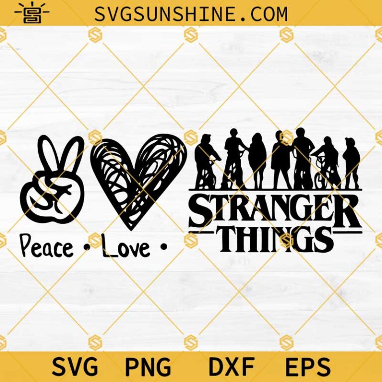 Eleven Stranger Things SVG PNG DXF EPS Cut Files For Cricut Silhouette