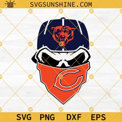 Chicago Bears Skull SVG, Chicago Bears Logo SVG, Chicago Bears SVG PNG ...