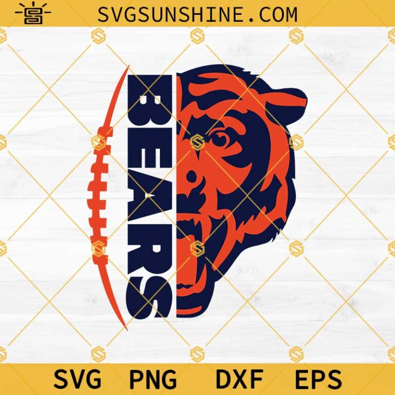 Chicago Bears SVG, Chicago Bears Layered SVG PNG DXF EPS, Chicago Bears ...