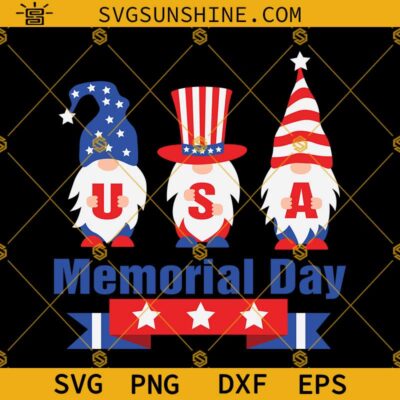 Memorial Day Gnomes SVG, 4th Of July Gnome SVG, Memorial Day SVG, USA ...