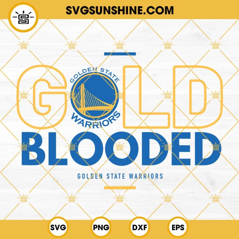 Golden State Warriors Gold Blooded SVG, Golden State Warriors Champions ...