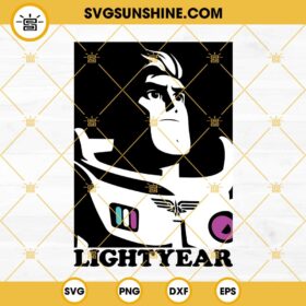 Lightyear 2022 SVG, Buzz Lightyear SVG, Lightyear Heroic Portrait SVG