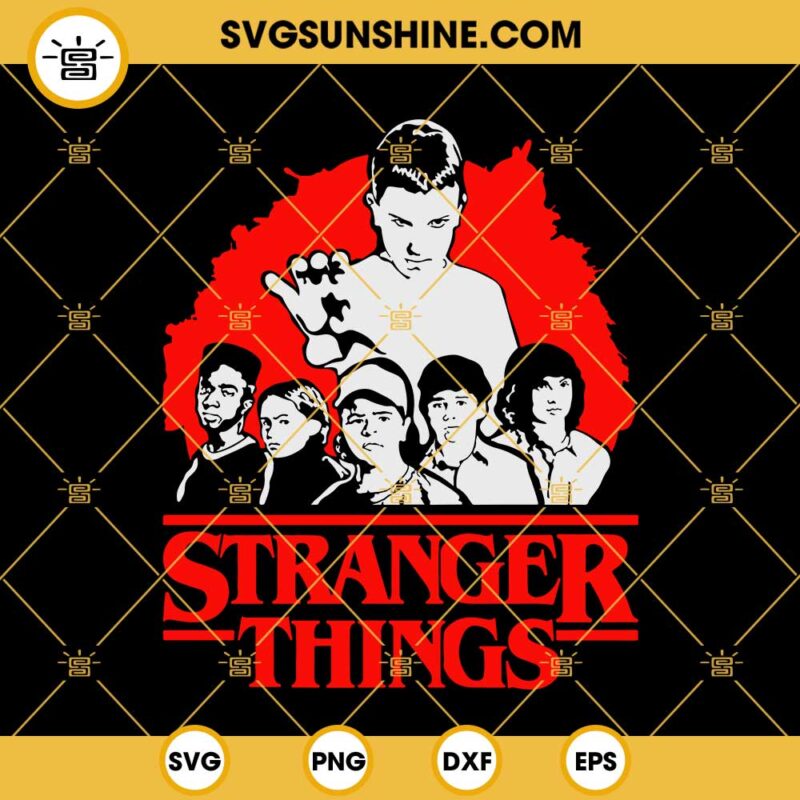 Stranger Things 4 SVG, Stranger Things Friends SVG, Eleven Stranger ...