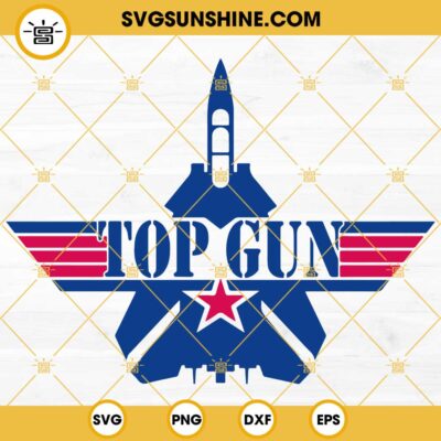 Top Gun SVG, Top Gun Maverick SVG, Fighter Pilot SVG, Top Gun PNG