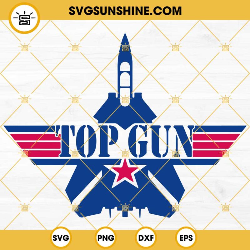 Top Gun SVG, Top Gun Maverick SVG, Fighter Pilot SVG, Top Gun PNG