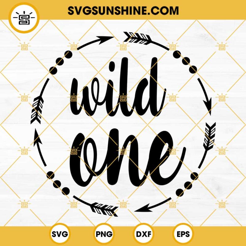 Wild One SVG, Jungle Theme Birthday SVG, 1st Birthday SVG, First ...
