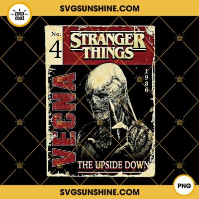 Vecna Stranger Things 4 PNG, Vecna PNG, The Upside Down PNG, Stranger ...