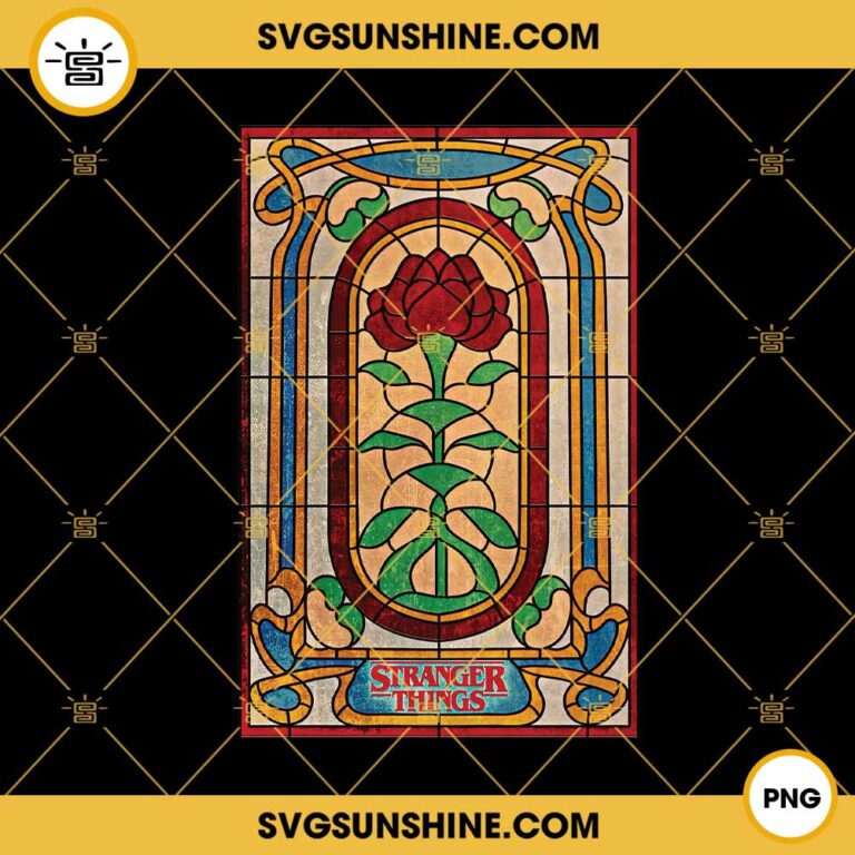 Stranger Things 4 Stained Glass Logo PNG, Vecna Stranger Things 4 PNG ...
