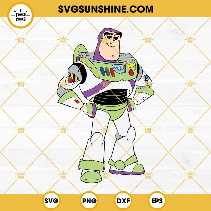 Buzz Lightyear Toy Story SVG PNG DXF EPS Vector Clipart