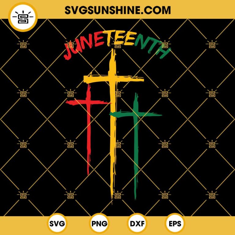 Juneteenth Cross SVG, Christian Black African Jesus SVG, African ...