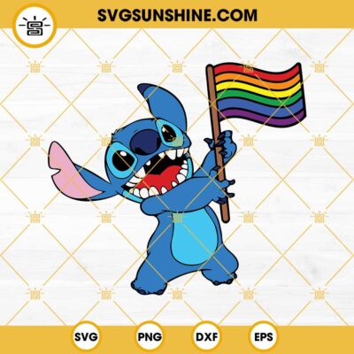 Stitch Pride SVG, Gay Pride SVG, Pride SVG, Stitch SVG, Pride Rainbow ...