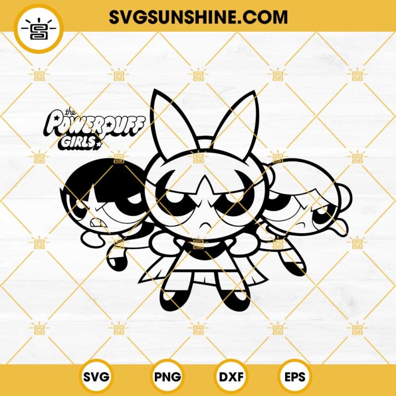 PowerPuff Girls SVG, PowerPuff Girls PNG, Powerpuff Girls Clipart ...