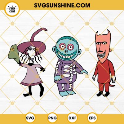 Baby Lock SVG, Lock, Shock And Barrel SVG, Nightmare Before Christmas SVG