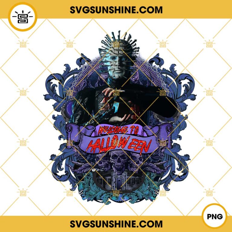 Pinhead Hellraiser PNG, Welcome To Halloween PNG, Horror PNG