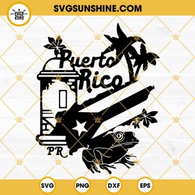 Puerto Rico SVG, Puerto Rico Clipart, Puerto Rico Flag SVG, Puerto Rico ...