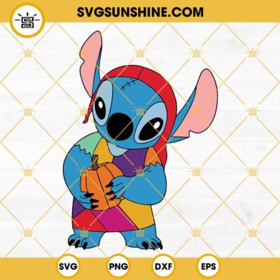 Stitch Dressed As Sally SVG, Stitch Sally SVG, Stitch Nightmare Before ...