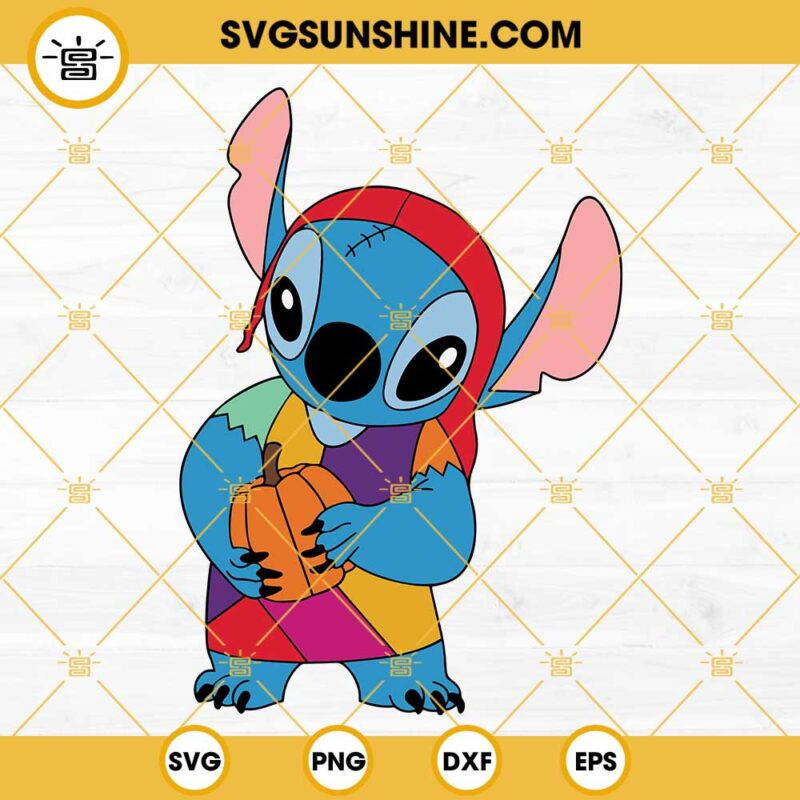 Stitch Dressed As Sally SVG, Stitch Sally SVG, Stitch Nightmare Before ...