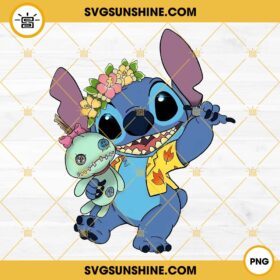 Stitch Summer PNG, Lilo Stitch Summer PNG, Summer Time Stitch And ...