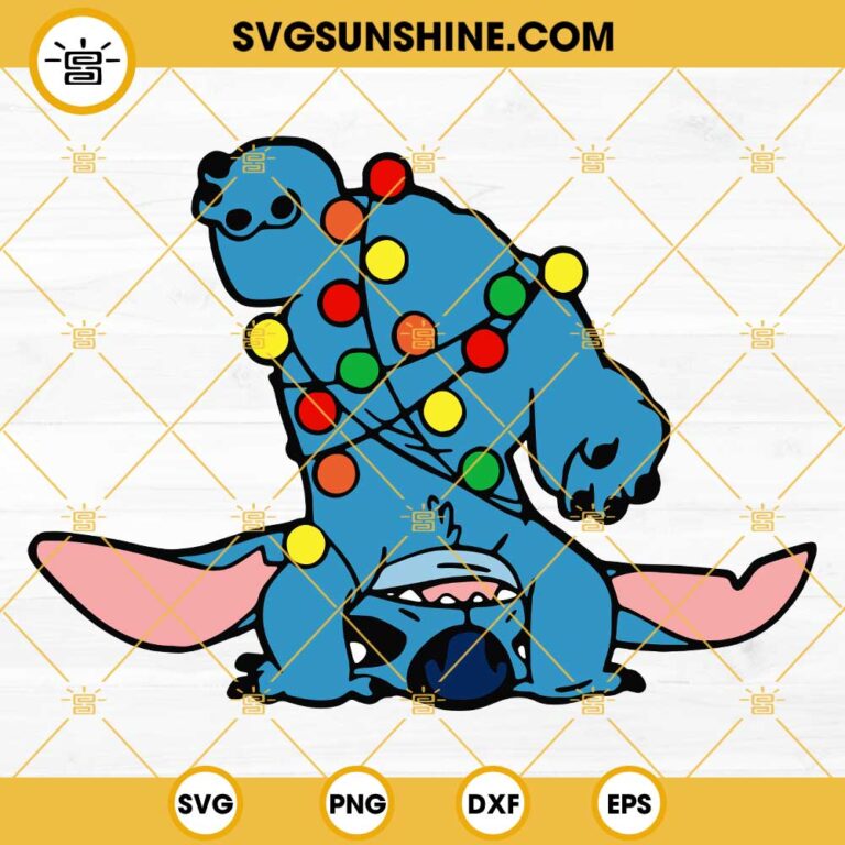 Stitch And Scrump Christmas SVG PNG DXF EPS Cut Files For Cricut Silhouette
