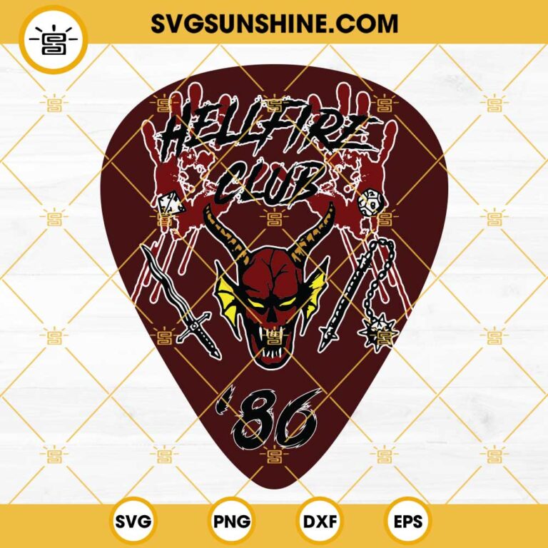 Hellfire Club SVG, Stranger Things 4 SVG, Stranger Things SVG