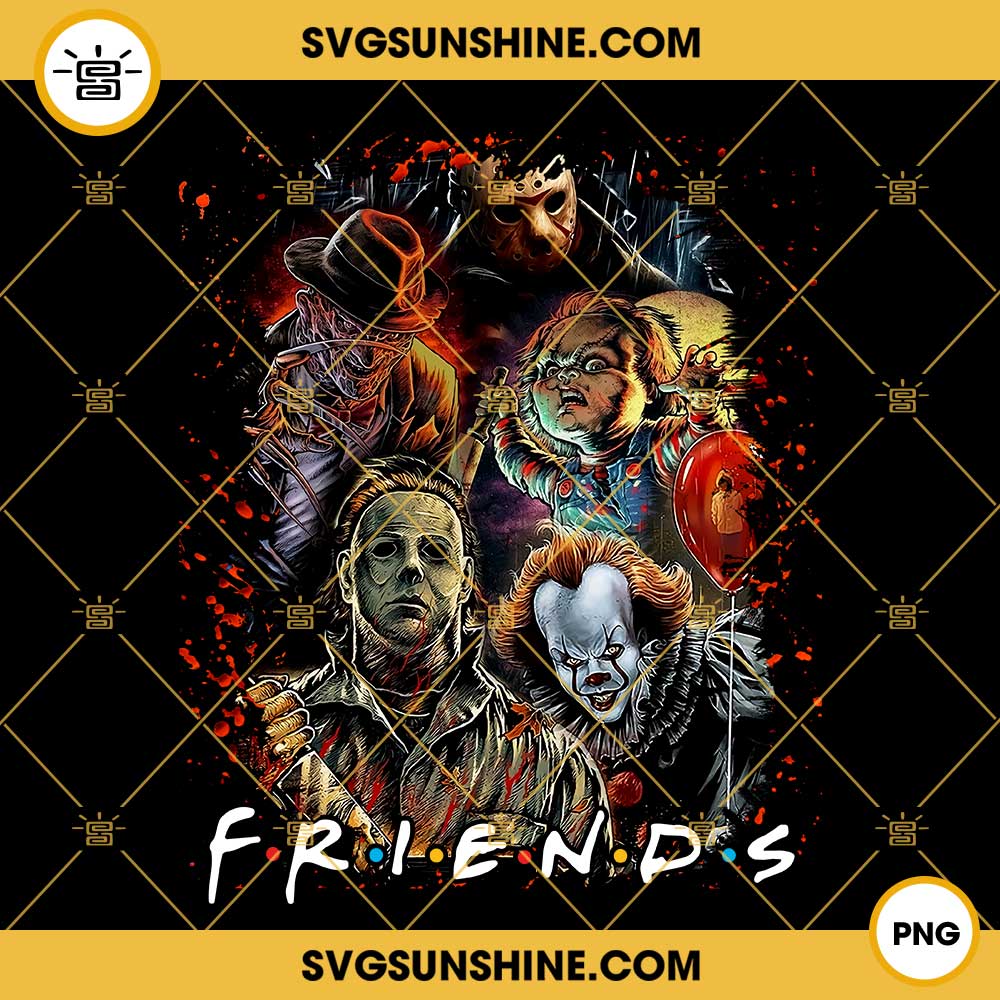 Horror Movie Characters Friends PNG Friends Horror Movie Halloween PNG
