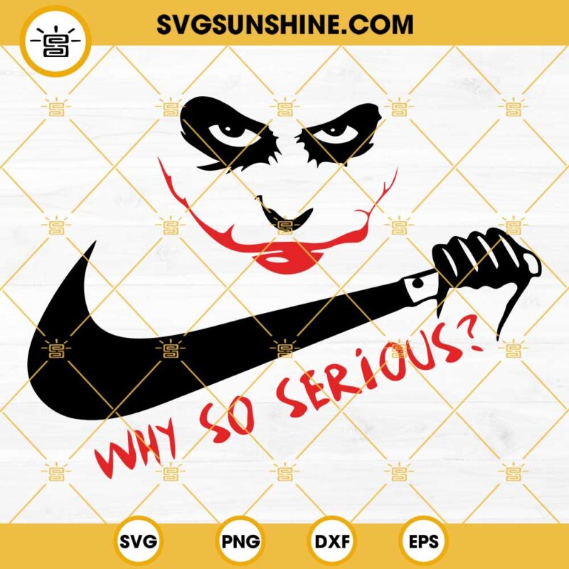 Joker Why So Serious SVG, Joker SVG, Halloween SVG