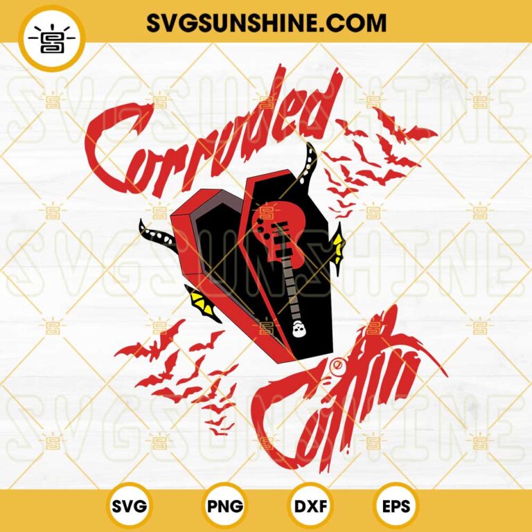 Corroded Coffin Band SVG, Corroded Coffin Hellfire Club Stranger Things ...