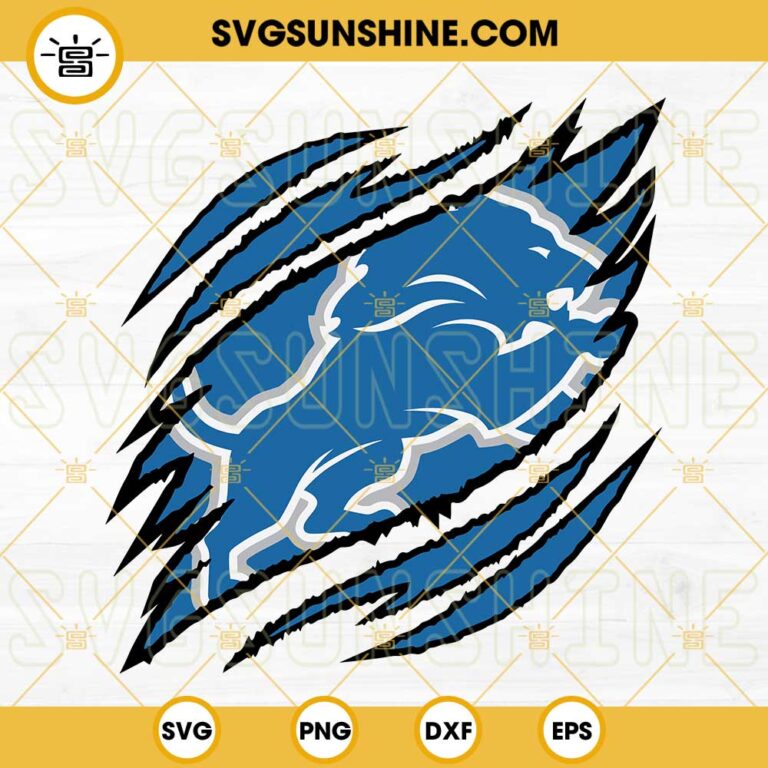 Detroit Lions Ripped Claw SVG, Detroit Lions SVG, Lions SVG PNG DXF EPS ...