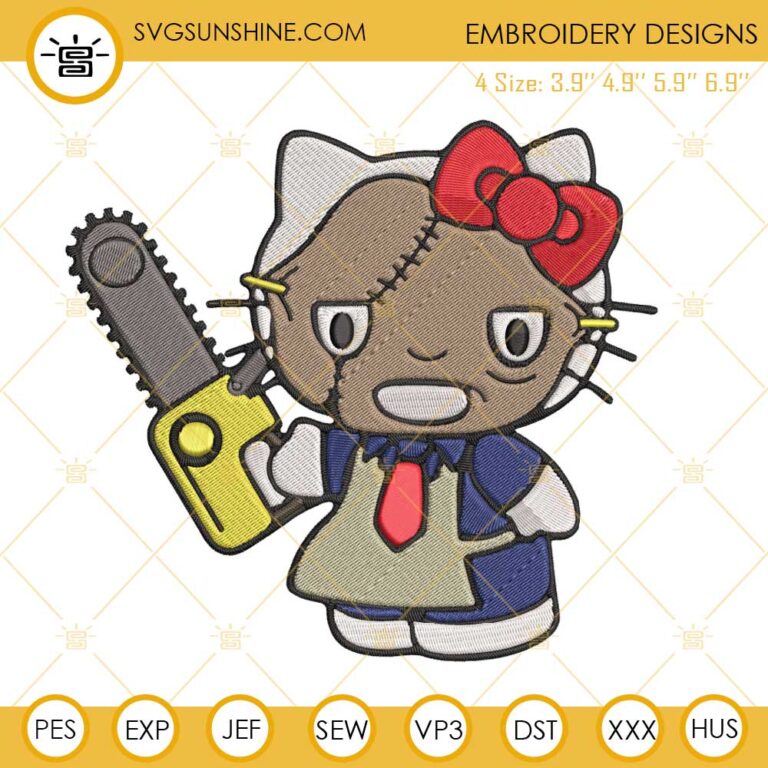 Hello Kitty And Dear Daniel Embroidery Design File