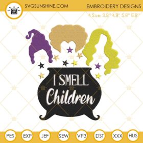 Hocus Pocus Hair Machine Embroidery Designs, Hocus Pocus Embroidery ...