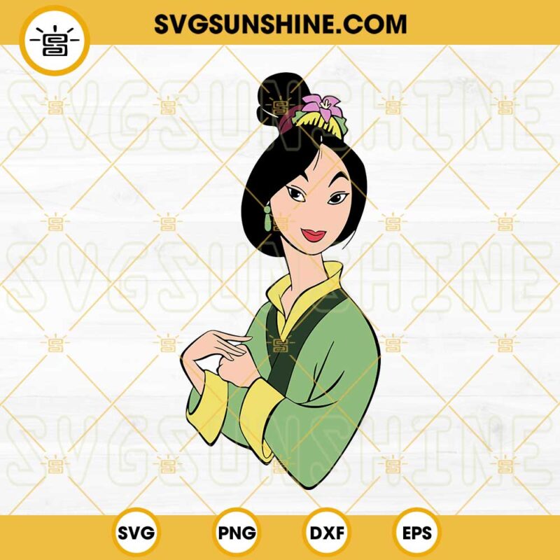 Mulan SVG, Mulan Clipart, Princess Mulan SVG